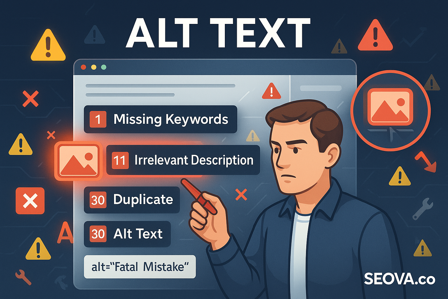 Alt Text: 30 Fatal Mistakes That Kill Your Rankings