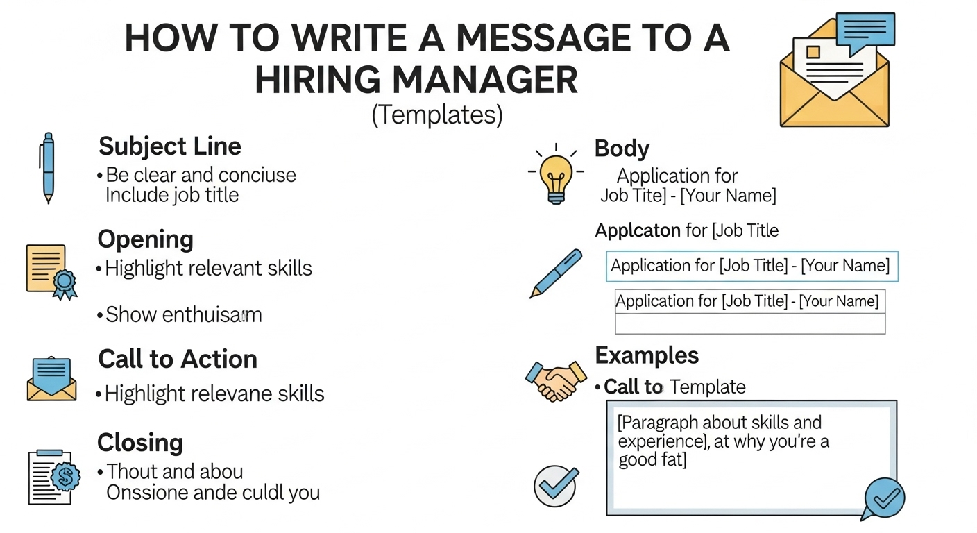How to Write a Message to Hiring Manager (Templates)