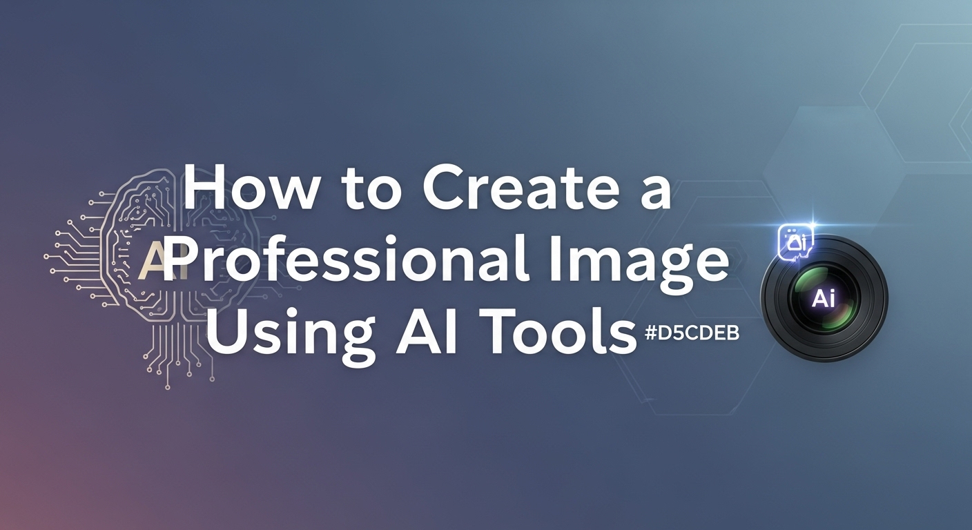 How to Create a Professional Image with AI